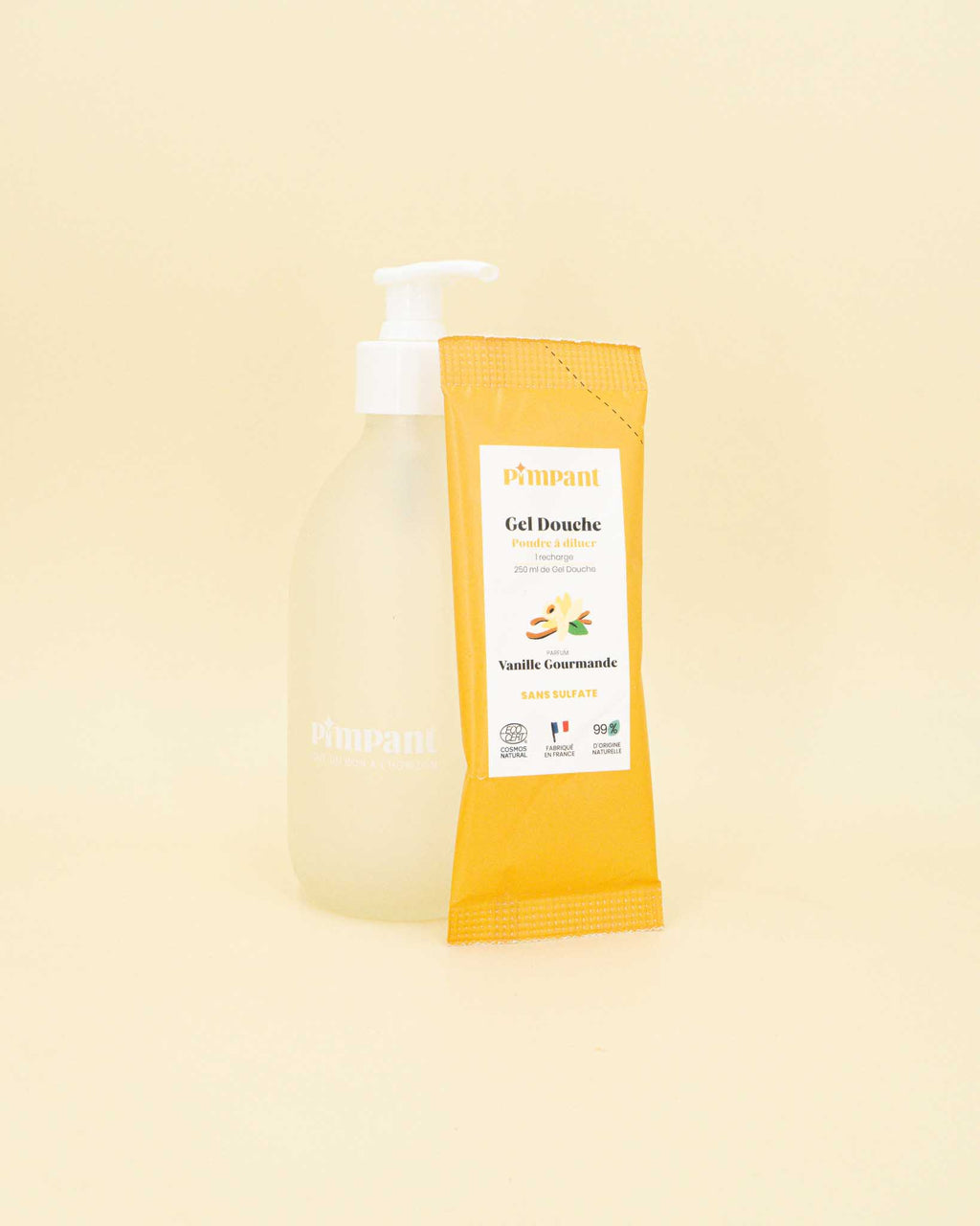Gel douche - Vanille - Bouteille & Recharge